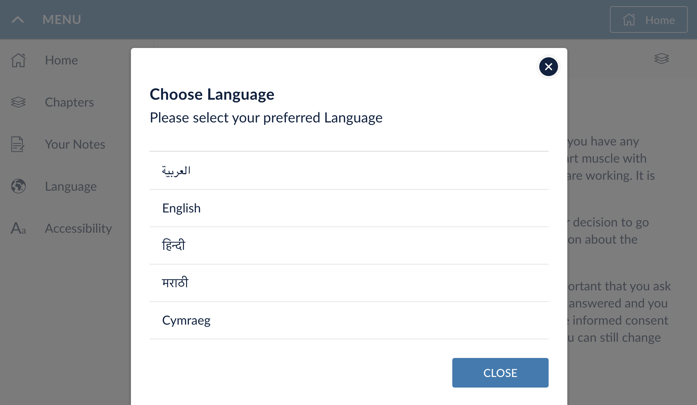 Multi-Language System : EIDO Healthcare